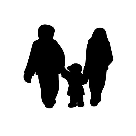 Svg 어린이 아빠 함께 아버지 무료 Svg 이미지 및 아이콘 Svg Silh