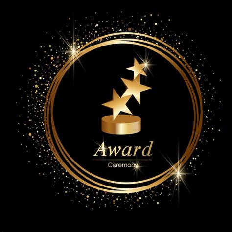 Premium Vector Award Ceremony Award Figurine Vector
