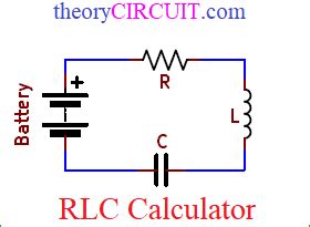 RLC Series Circuit Calculator Archives TheoryCIRCUIT Do It Yourself Electronics Projects