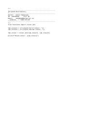 T04 Py Program Description Author Ashot Takmazyan ID 190140590