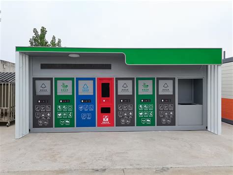 分类垃圾房实例 垃圾分类箱房案例 江苏华宇智能科技有限公司