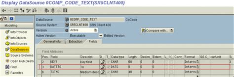 Enable Hidden Fields Of Sap Bw Datasource Erp Qanda