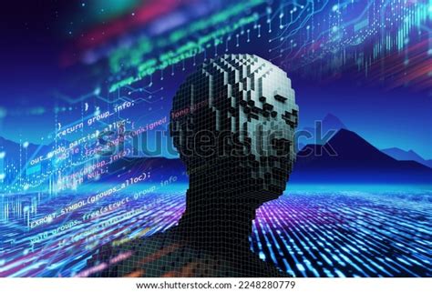 Virtual Human Programming Code On Metaverse Stock Illustration 2248280779 Shutterstock