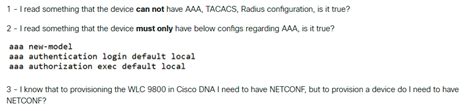 Cisco Dna Discover Netconf Fail In Switch And Wlc Cisco Community