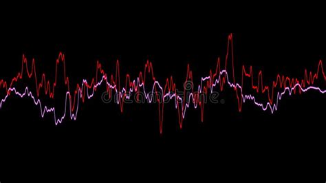 Audio Digital Equalizer Diagram Abstract Technological Background And Template Stock Footage