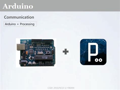 PPT Physical Computing Arduino H W Sensor S W Arduino Software Communication Reference