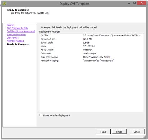Setting Up A Virtual Lab Topology With Juniper VSRX Netprobe