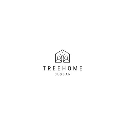 Premium Vector Tree House Logo Design Template