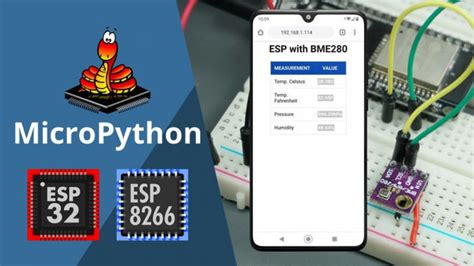 Micropython Esp32esp8266 Bme280 Web Server W
