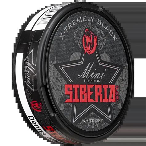 Siberia Black White Dry Mini Portion Köp Fraktfritt ⭐️