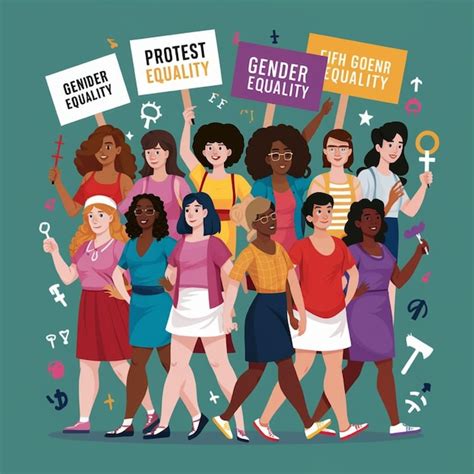 Vector De Igualdade De Género Imagem Premium Gerada Com Ia