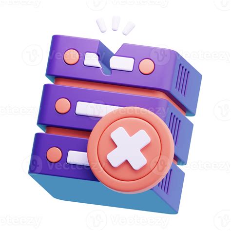 Server Error 3d Icon Illustration 54299964 Png