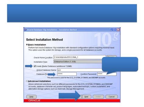 Oracle Database 10g Release 2 Installation Ppt
