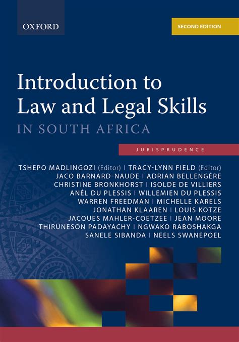 Introduction To Law And Legal Skills In South Africa Textbook Trader