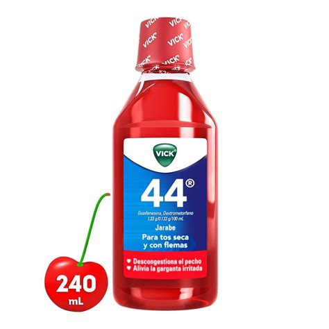 Jarabe Vick 44 Para Tos Seca Y Con Flemas Sabor Cereza 240 Ml Walmart