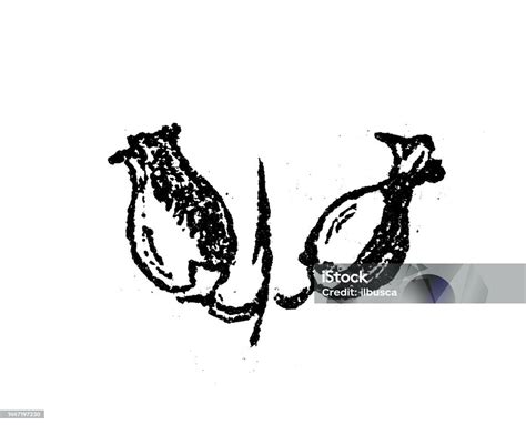 Antique Engraving Illustration Urceolate Calyx Stock Illustration