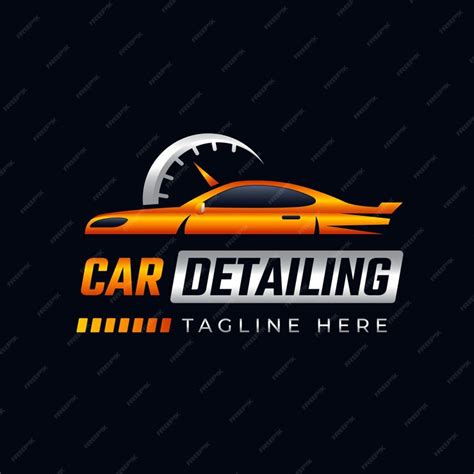 그라데이션 세차 로고 디자인 무료 벡터