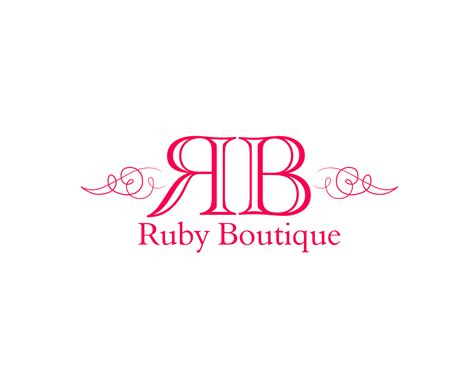 Playful Modern Womens Clothing Logo Design For Ruby Or Ruby Boutique