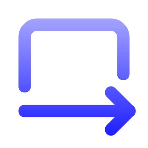 Icono De Flecha Derecha Generic Gradient
