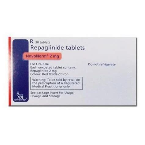 Repaglinide Tablets Usp At ₹ 400stripe Repaglinide Tablets Ip In