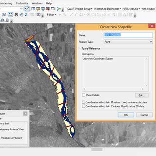 Creation Of Shape File Of The River With Using ArcMap Download Scientific Diagram