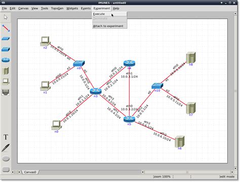 Imunes Network Simulator Test Drive Open Source Routing And Network