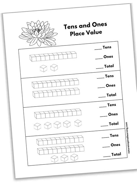 Tens And Ones First Grade Worksheets Bundles Of Tens And Ones