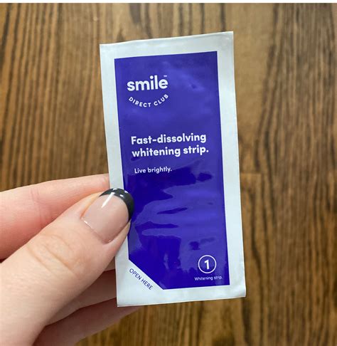 Reviewed Smiledirectclubs Dissolving Whitening Strips Who What Wear