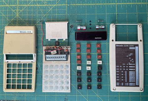Old Litronix Calculator R Knolling