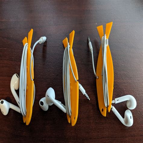 Headphone Cord Wrap By Wyliebutler Download Free Stl Model