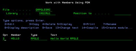 Hello World Rpgle Tutorial Tutorial As400 Iseries Tutorials