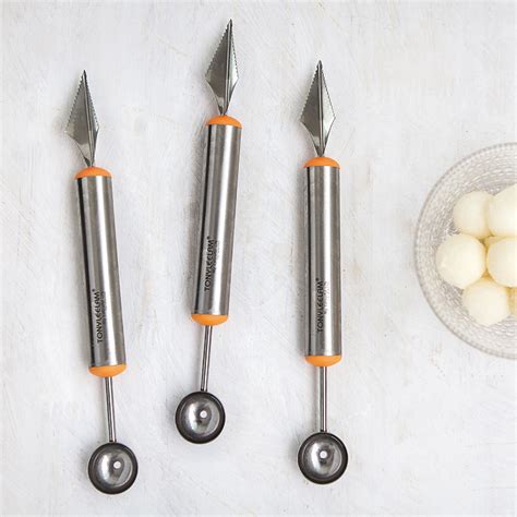 雕花刀模具切西瓜挖球勺子工具分割器304不锈钢切水果挖球器神器虎窝淘