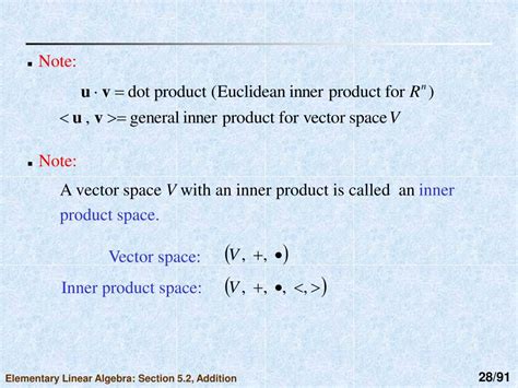 PPT CHAPTER 5 INNER PRODUCT SPACES PowerPoint Presentation Free Download ID 3226566