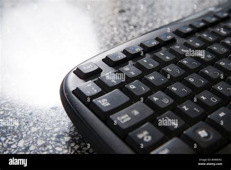 Computer Keyboard Close Up Selective Focus Stock Photo Alamy