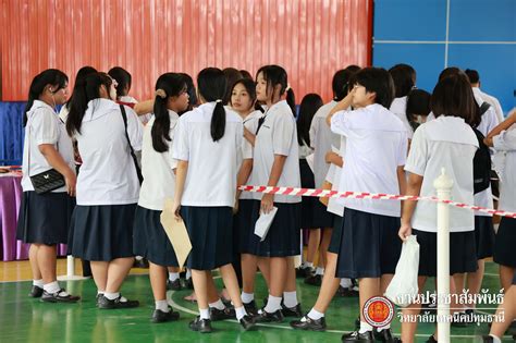 บรรยากาศการตรวจระ วิทยาลัยเทคนิคปทุมธานี งานประชาสัมพันธ์ Facebook