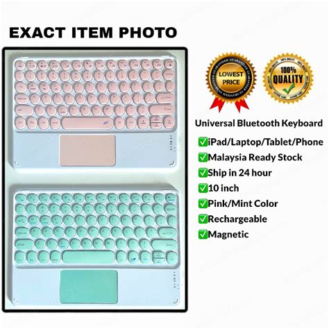 Premium Quality Universal Bluetooth Keyboard With Touchpad Wireless Keyboard For Ipad Phone