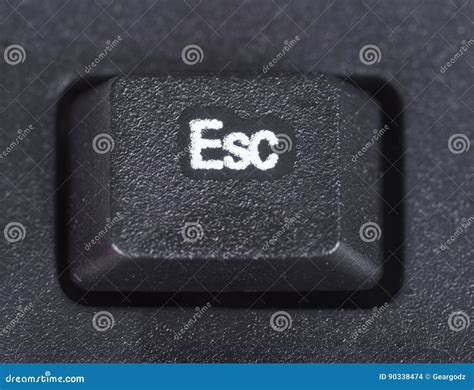 ESC Button On Keyboard Of Computer Stock Photo Image Of Alphabet Keyboard 90338474