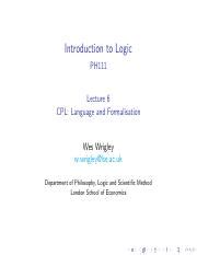Limitations Of Sentential Logic Introduction To Predicate Logic Course Hero