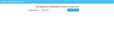 Rto India — Dl Extract Application Is Not Getting Processed In Parivahan Site