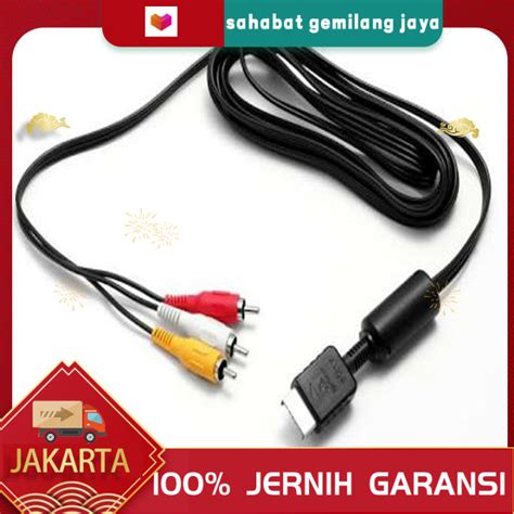 Pengiriman Cepat Dikirim Dari Jakartakabel Av Ps2 Ori Kabel Ps2 Ps