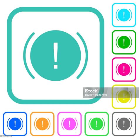 자동차 대시 보드 핸드 브레이크 표시기 선명한 컬러 플랫 아이콘 비상 브레이크에 대한 스톡 벡터 아트 및 기타 이미지 비상