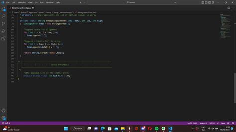 solved array recursive binary search take a copy of the