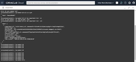 Oracle Database Commands And Practical Examples Oci Create Object Storage Buckets