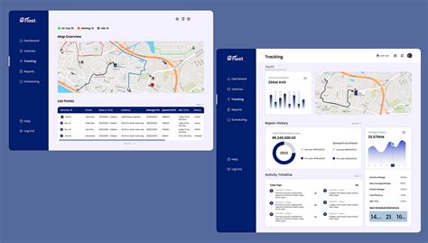 Fleet Management System Behance
