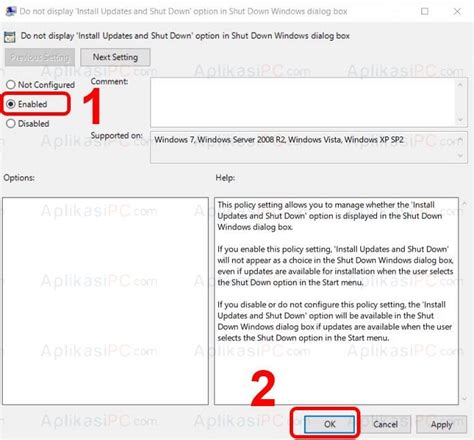 Cara Menghilangkan Update And Shutdown Restart Di Windows