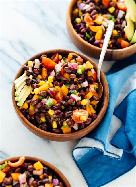 Fresh Black Bean Salad Recipe Cookie And Kate