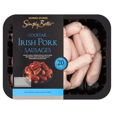 Dunnes Stores Simply Better 20 Cocktail Irish Pork Sausages 300g Dunnes Stores