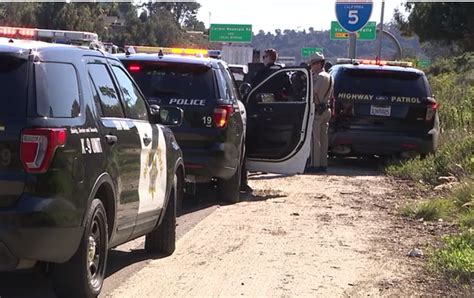 San Diego Traffic Police Pursuit From Irvine Ends Near Solana Beach