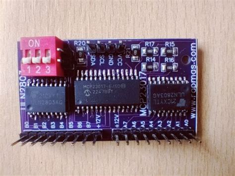 Mcp23017 With 2 X Uln2803 I2c I O Extension Board Expander Arduino