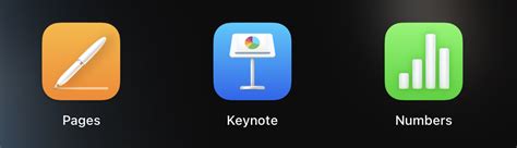 Macoss Pages Numbers And Keynotes Got New Icons Rmacos